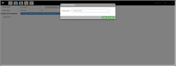 Custom Scorecard Designer